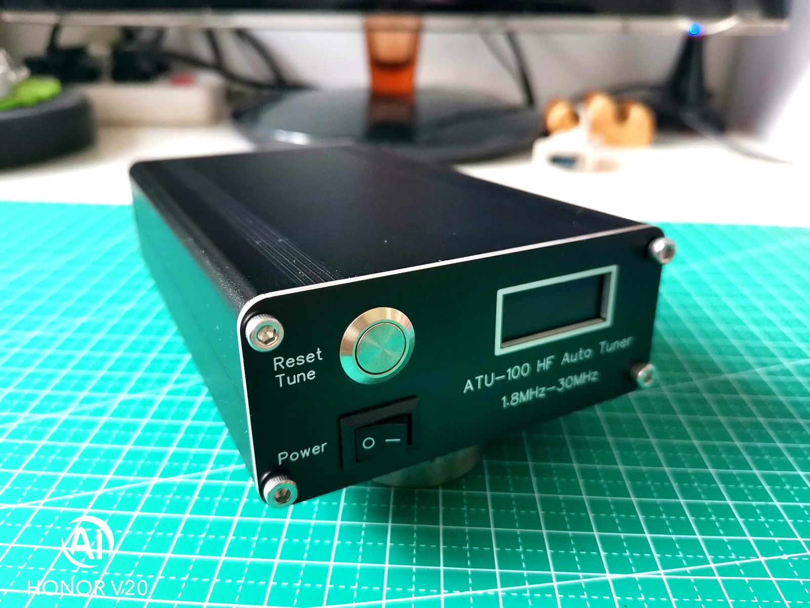 ATU-100 Mini 1.8-30Mhz 100W Automatic Antenna Tuner Ham Radio Shortwave ...