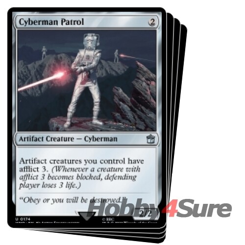 Cyberman Patrol X4 M/NM Magic: The Gathering MTG Universes Beyond ...