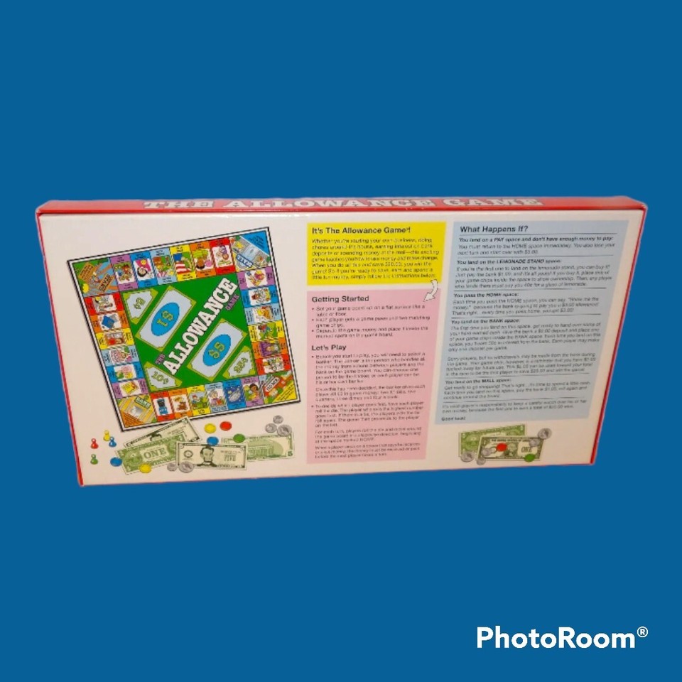 The Allowance Game Lakeshore Children's Board Game Save Spend Money ...