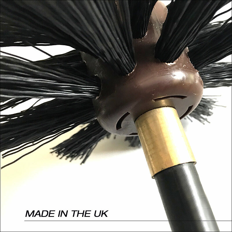 Drain Rod Brush & Chimney Cleaner Brand New 4" 6" 16" Universal and ...