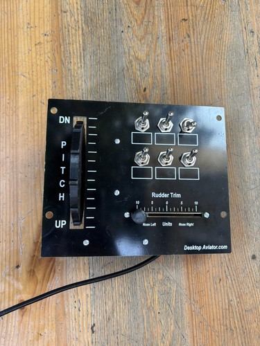 DESKTOP AVIATOR MODEL 2705 FLIGHT SIMULATOR PC USB PANEL CONTROL SIM ...