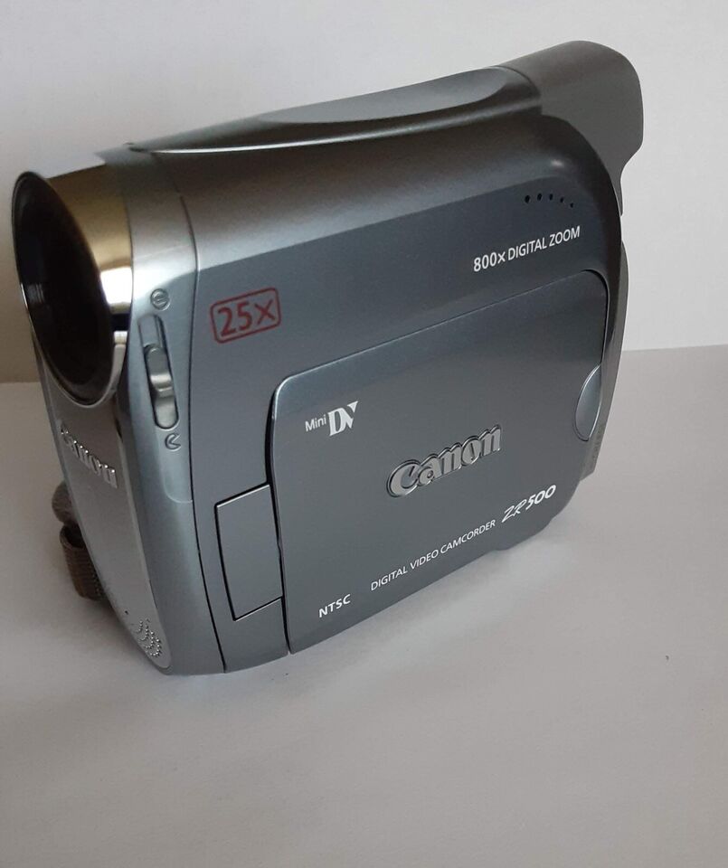 CANON ZR500 DIGITAL VIDEO MINI DV CAMCORDER BUNDLE + TRIPOD | eBay
