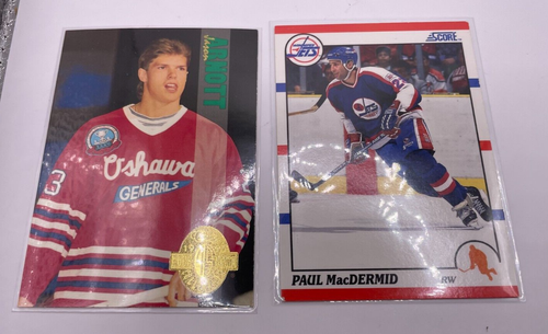 1990/93 JASON ARNETT & PAUL MACDERMID #191, #296 Excellent | eBay