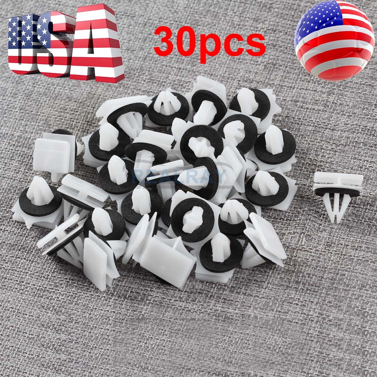 Set of 30 For 2013-On Ford FUSION MKZ Moulding Clips Rocker Panel Deck ...