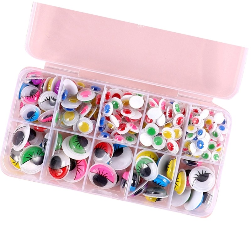 Adhesive Googly Eyes Craft Eyes Toy Accessories for Scrapbooking Craft ...