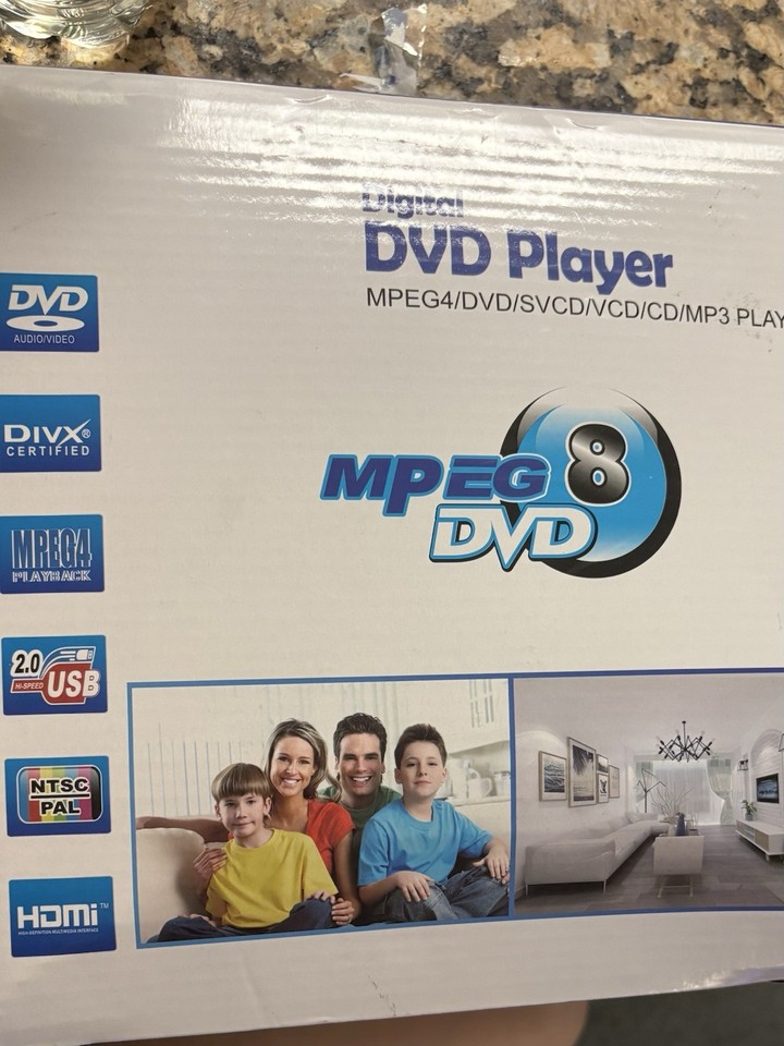 Digital DVD Player MPEG4/DVD/SVCD/VCD/CD/MP3 Player | eBay