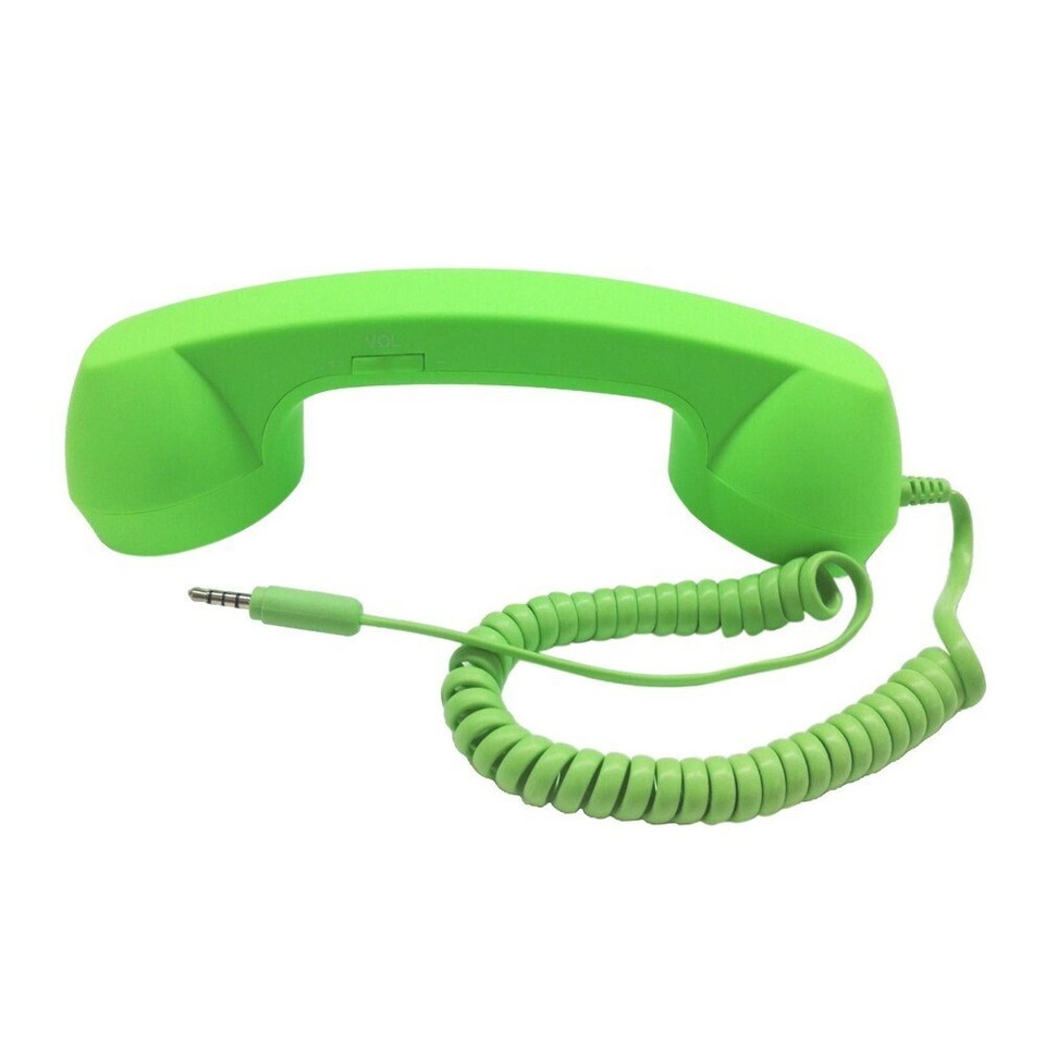 3.5mm Retro Radiation Proof Telephone Handset Phone Receiver for Mobile ...