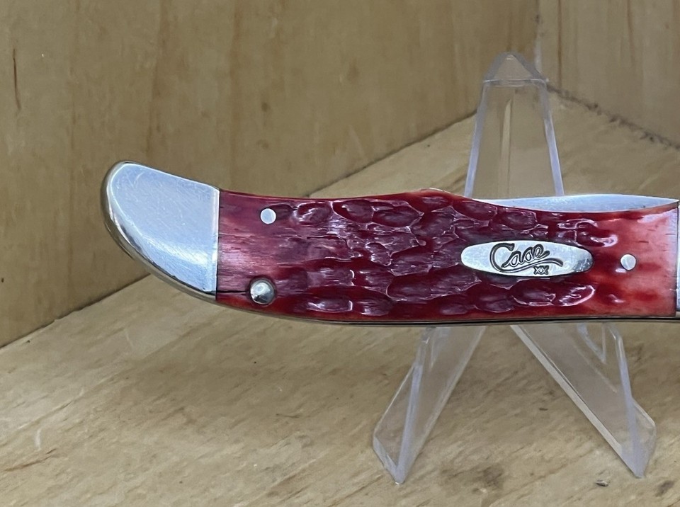 Case XX 2018 Kickstart Mid-Folding Hunter Assisted Knife Red Jig Bone ...