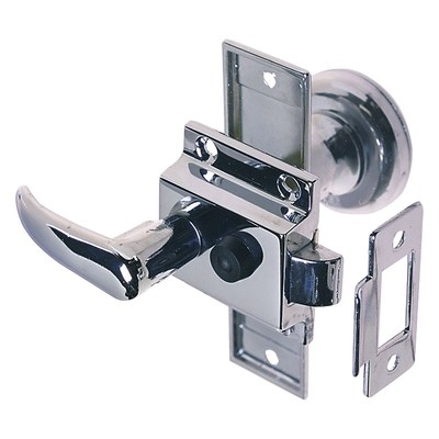 Perko 0930DP0CHR Rim Latch Set w Flush Strike | eBay