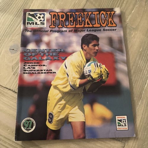 MLS soccer LA GALAXY - 1997 Official Program -Jorge Campos- Cobi Jones ...