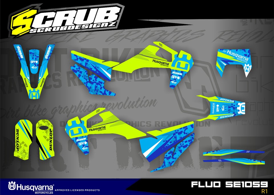Husqvarna Graphics TE FE 150 250 300 350 450 501 - 2020 2021 2022 2023 ...