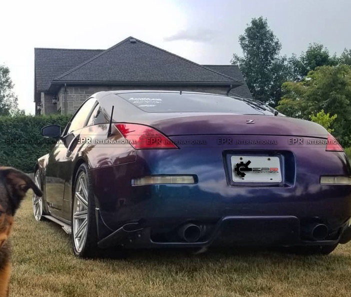 FRP JDM TS-Style Rear Under Diffuser Fit 03-08 Z33 350z Infiniti G35 ...