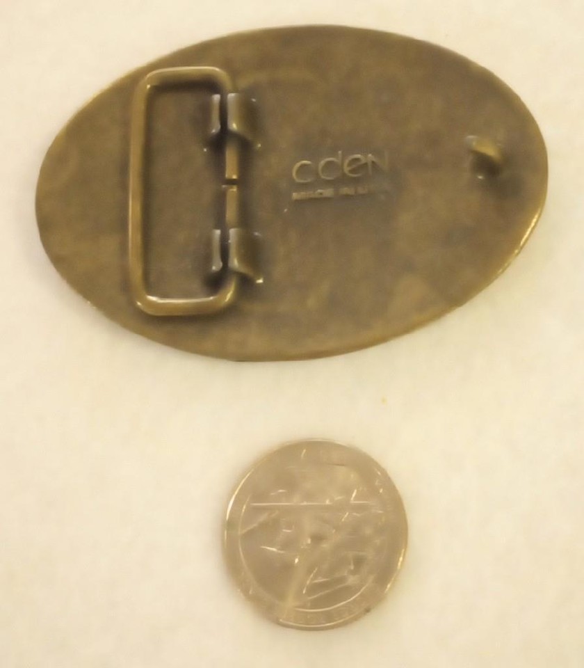 Vintage Oden Belt Buckle Wood Grain Texture "Chad" Raised ...