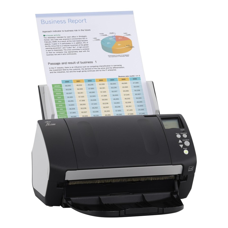 Fujitsu fi-7180 High-Performance Professional Color Duplex Document ...