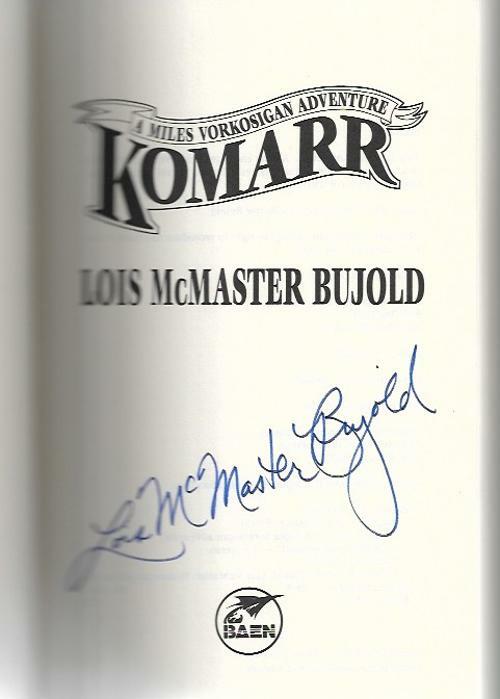 Komarr by Lois McMaster Bujold (First Edition) Signed 9780671878771 | eBay