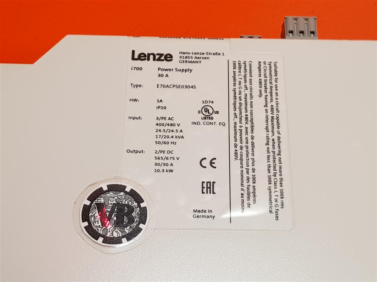 Lenze E70ACPSE0304S - i700 Single Inverter | eBay