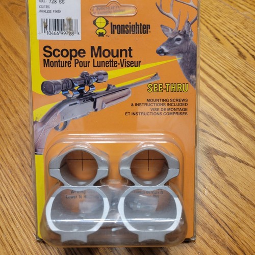 Ironsighter 728SS See-Thru Scope Rings Savage guns with Accu-trigger | eBay