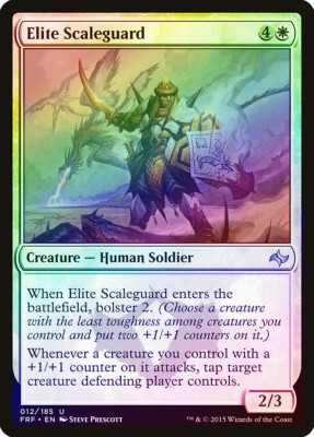 Elite Scaleguard FOIL Fate Reforged PLD White Uncommon MAGIC CARD ...