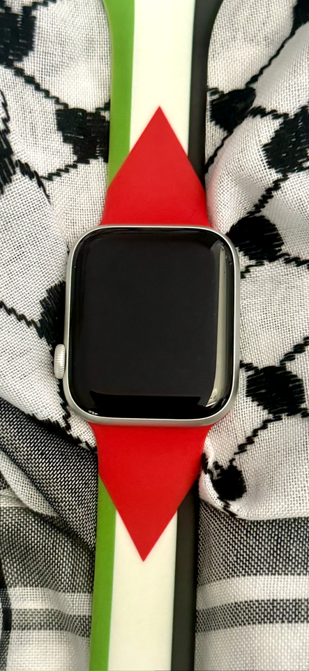 Palestine Flag Soft Silicone Apple Watch Strap Women Men Silicone Quick ...