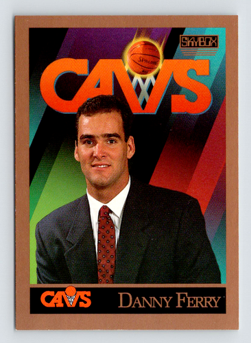 1990 Skybox Card, #300 Danny Ferry Cleveland Cavs Rookie, No. 35 ...