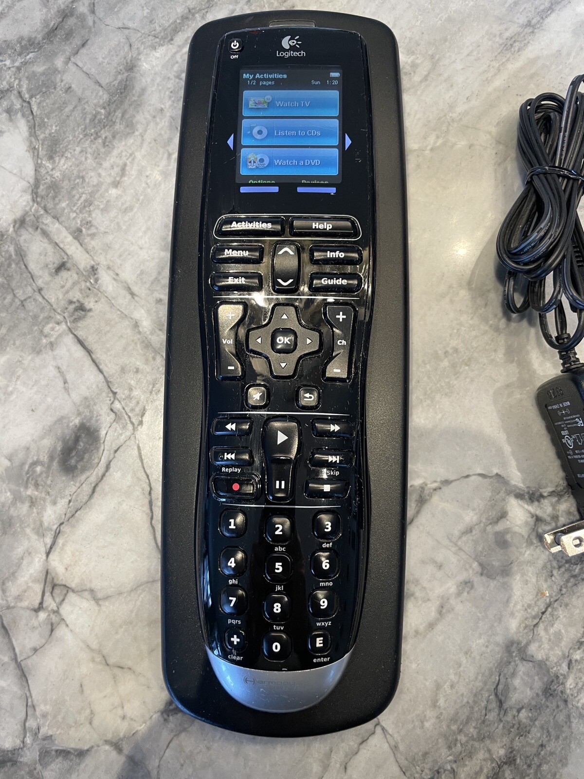 Logitech Harmony One Universal Touch Screen Remote Control w/ Charging ...