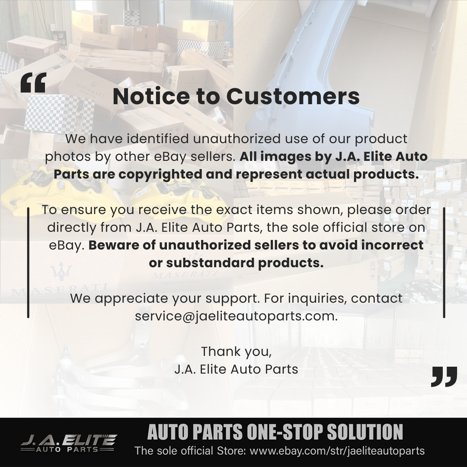 Genuine Rear Brake Pads Set for Maserati Levante (2017+) 673012302 / ...