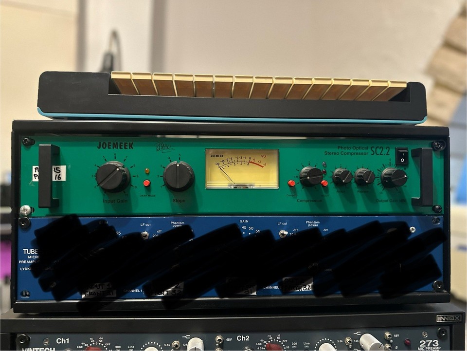 Joe Meek SC2.2 v4 Stereo Optical Compressor, Ted Fletcher TFPro with ...