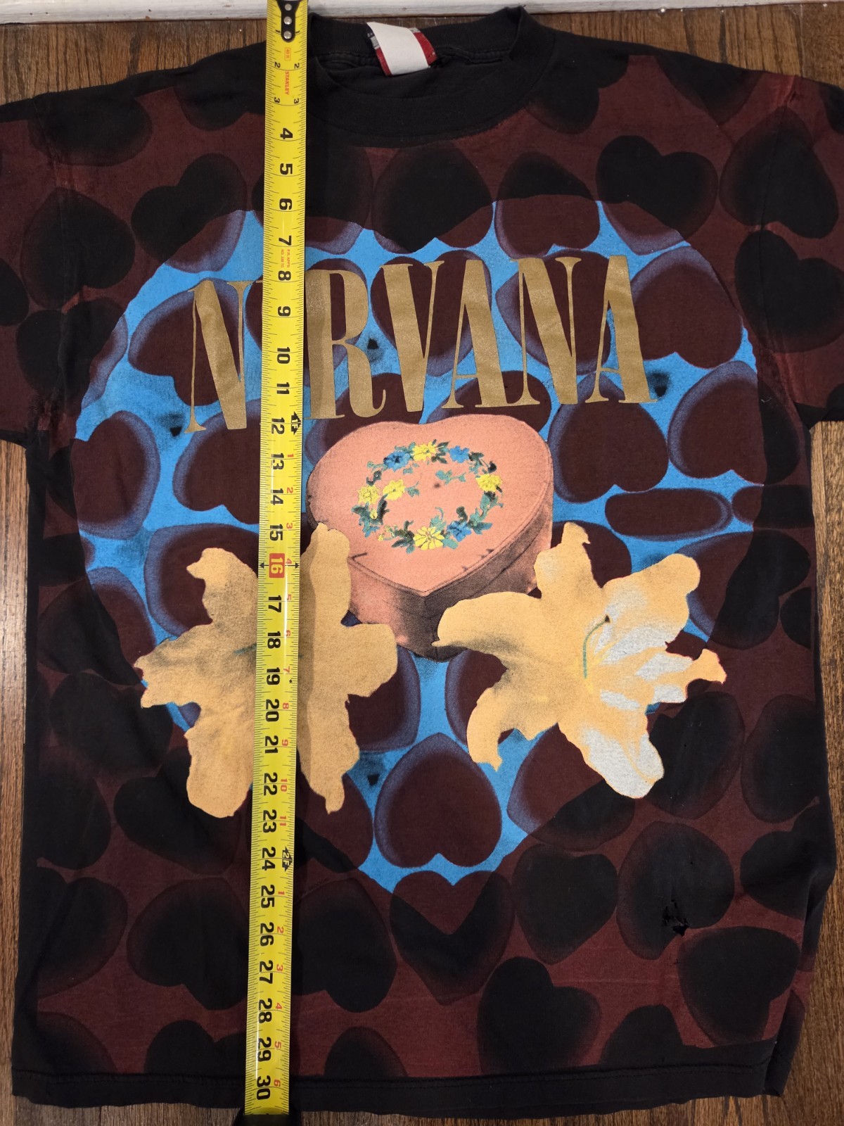Original Vintage 1993 Nirvana Heart Shaped Box T-shir… - Gem