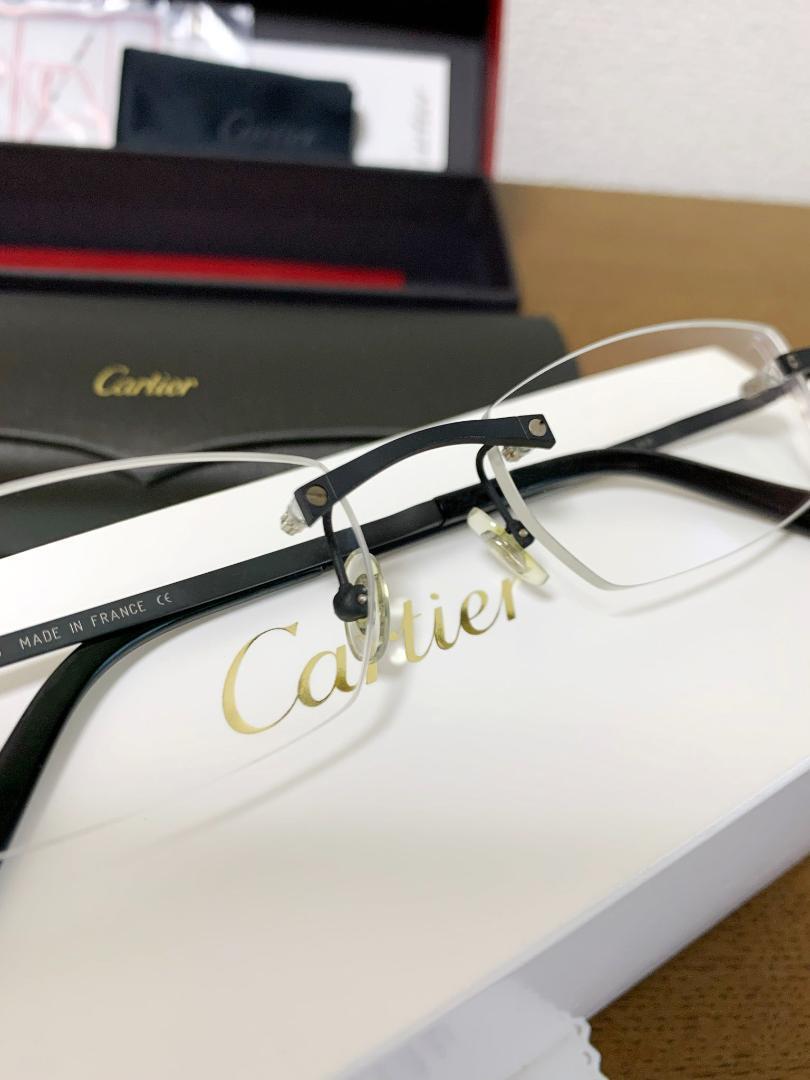 Cartier #3 Glasses Titanium Rimless Frame Santos - Gem