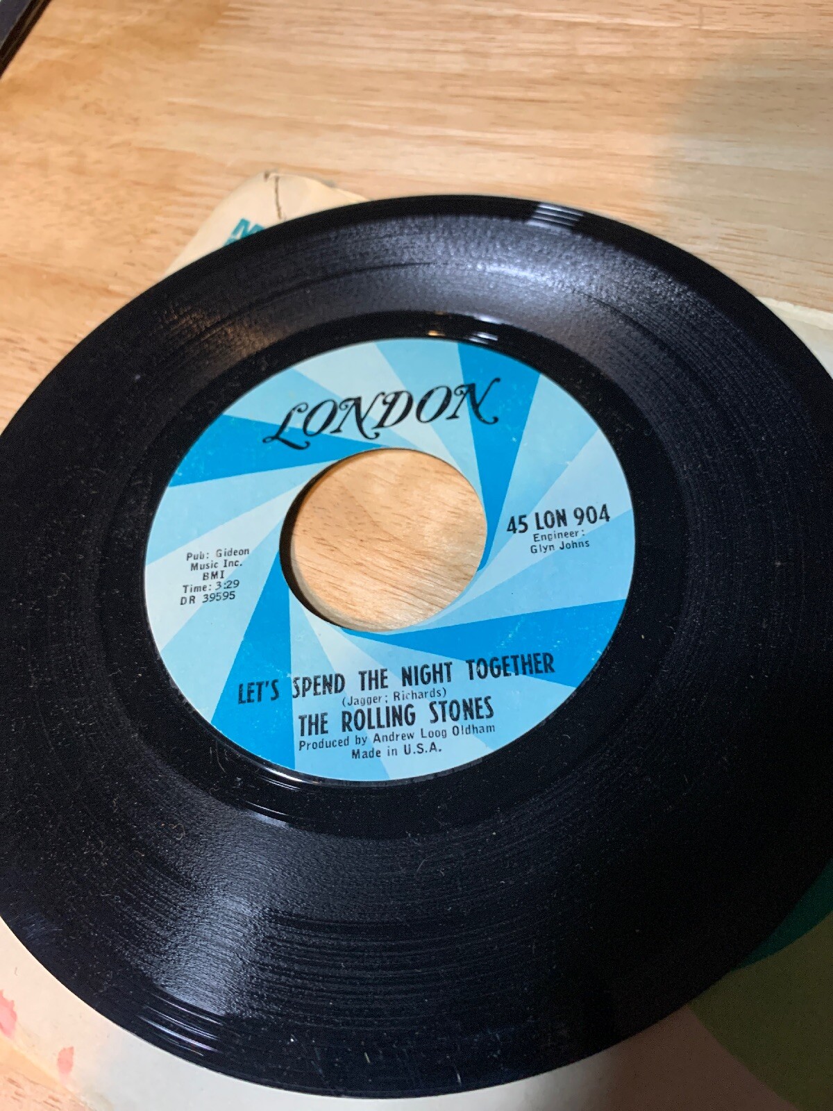 Rolling Stones 45 Rpm vinyl - Ruby Tuesday & Let's Spend the Night ...