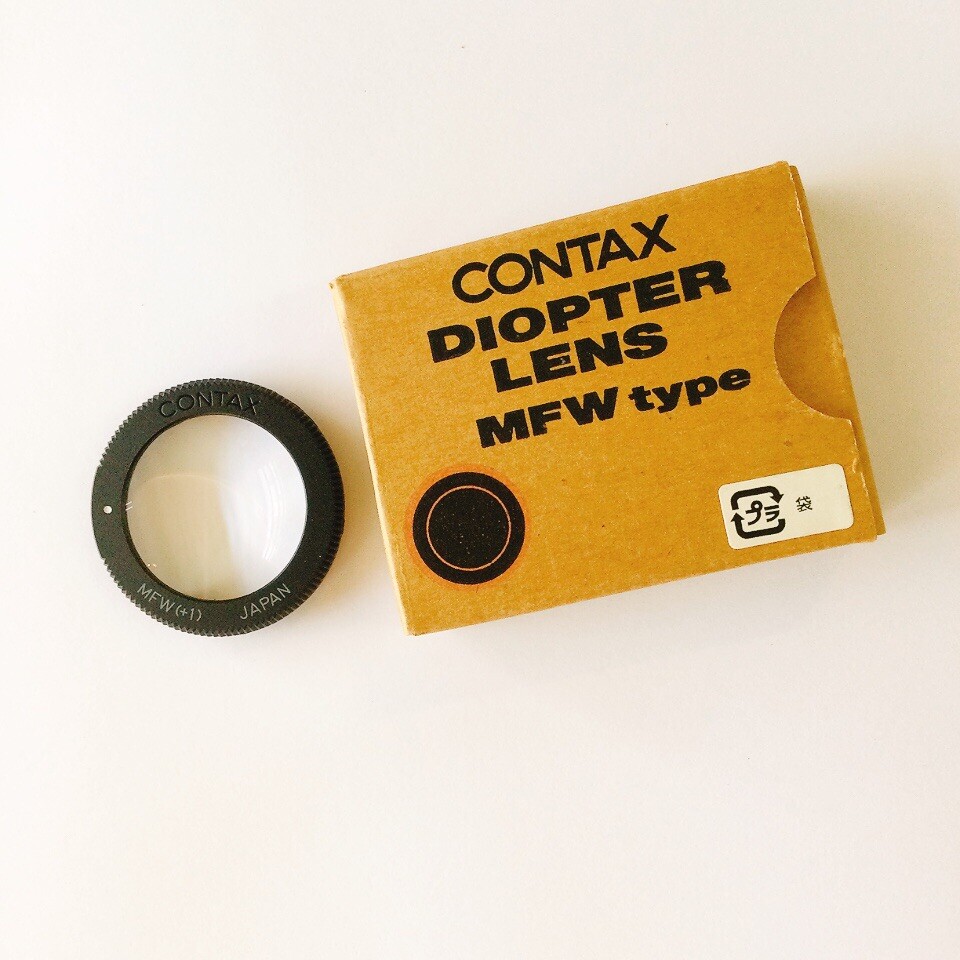 【MINT】Contax +1 Diopter Lens MFW type for 645 MF-2 Waist Level finder ...