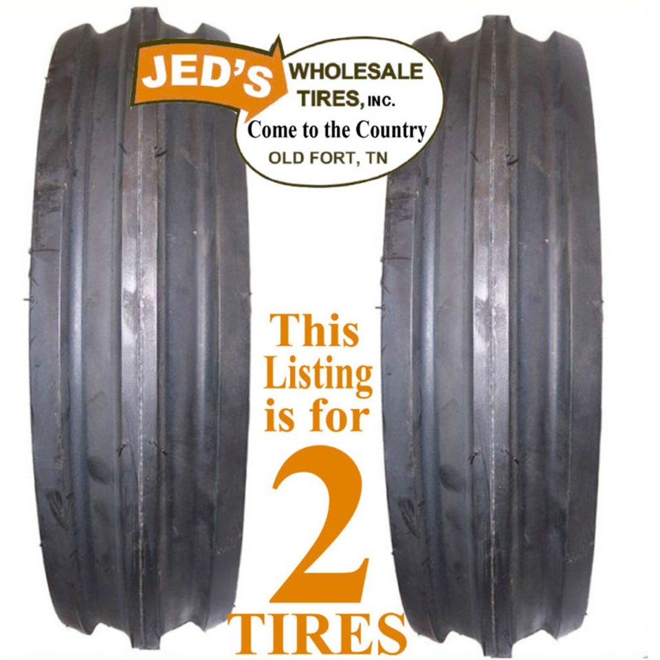 3.50-6 HAY TEDDER TIRE 350-6 3.50x6 350x6 410/350-6 Ag Tri 3 Rib F-2 ...