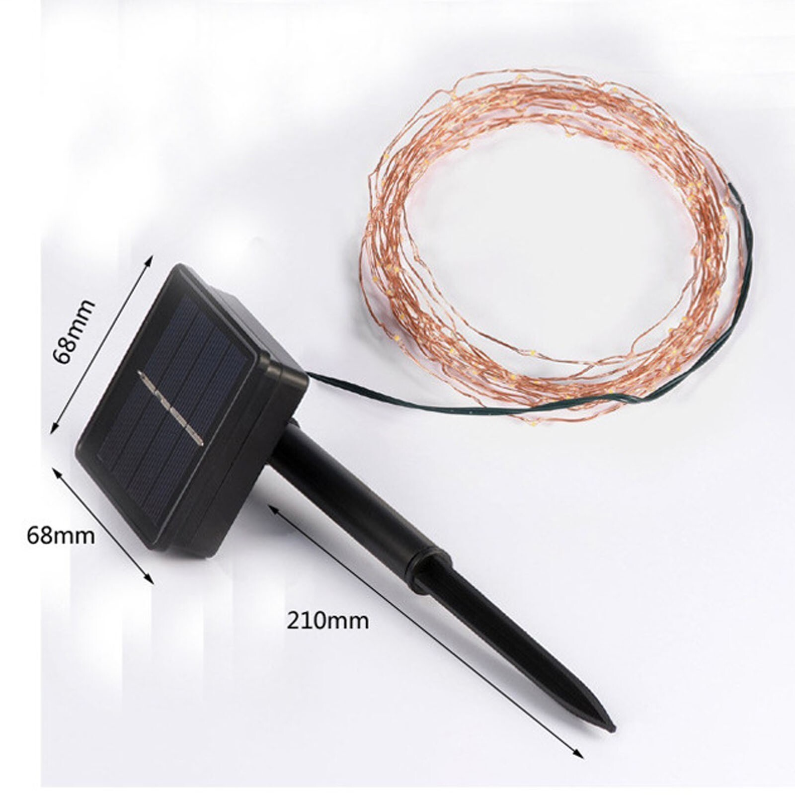 10-30m Solar Light String Led Solar Lights 8 Lighting Modes Copper Wire ...