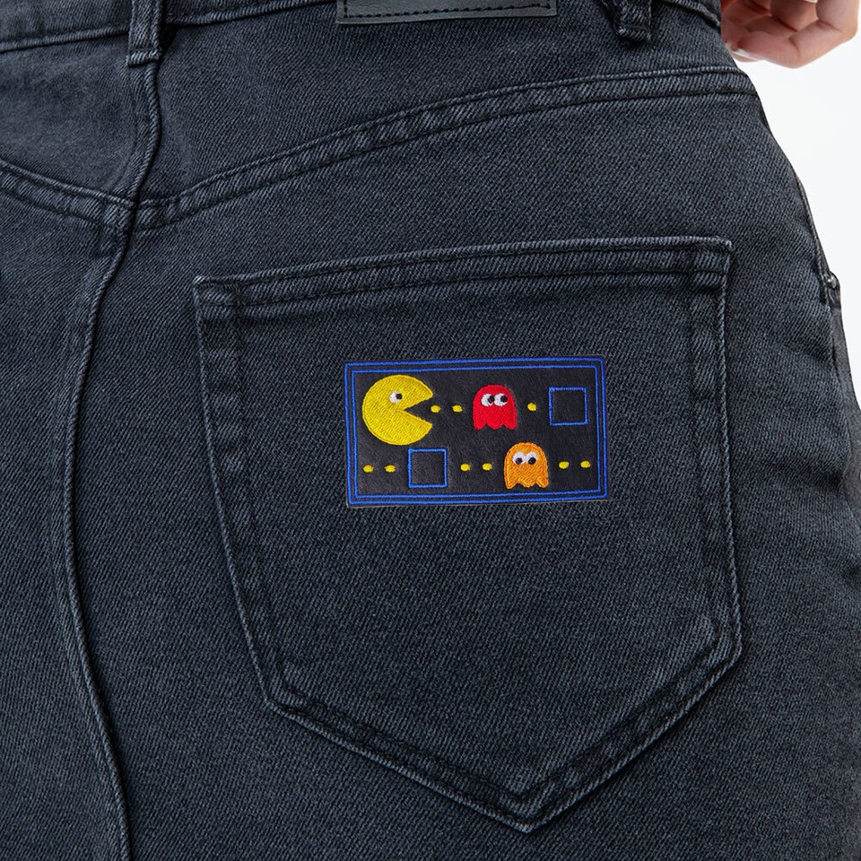 Pac Man Patch in Game Embroidered Iron-On | eBay