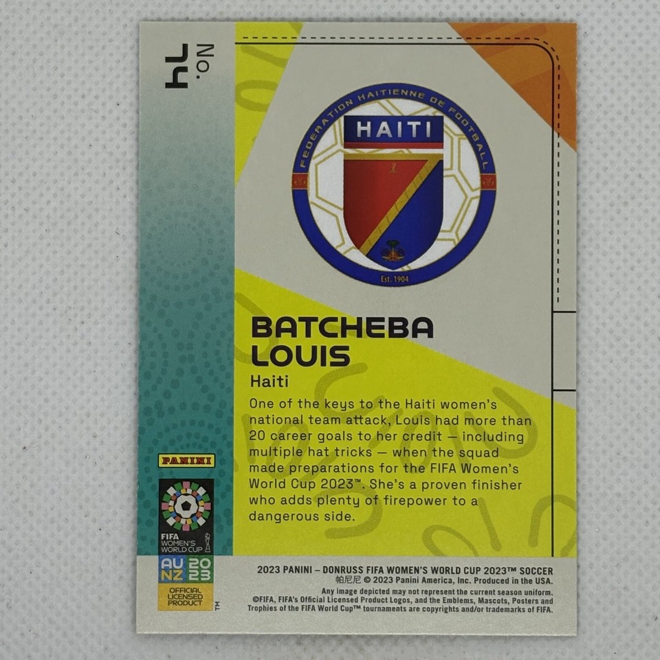 2023 Womens World Cup | Batcheba Louis Haiti | RC Silver Parallel! | eBay