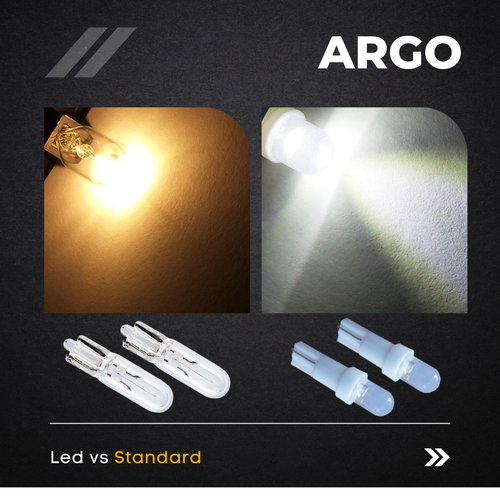 T5 286 Dashboard Dials Led Ultra White Light Bulbs Xenon Hid 12v Lamp ...