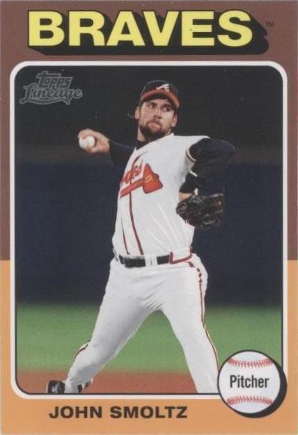 2011 Topps Lineage - John Smoltz #94 Mini 1975 Design for sale online ...
