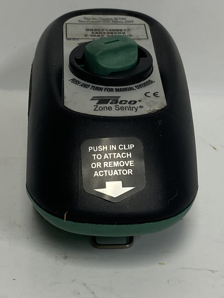 TACO Zone Sentry Replacement Actuator Head 2-Way 24V N/C | eBay