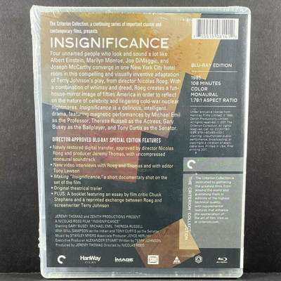 Insignificance 1985 The Criterion Collection