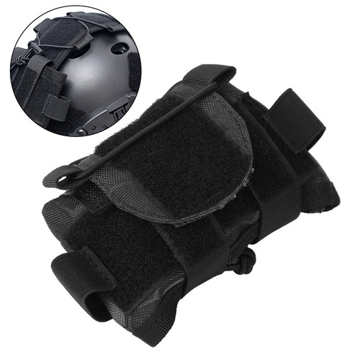 Helmet Counterweight Battery Storage Pouch Multi Functional Bag For ...