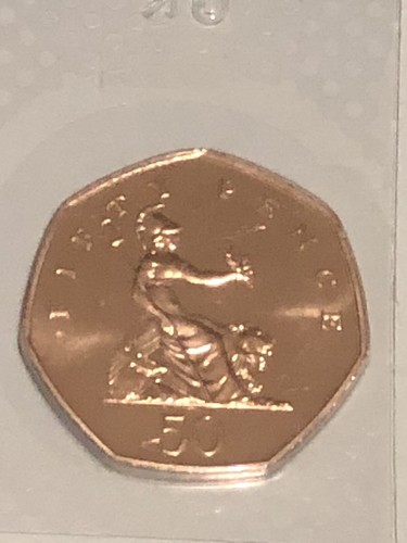 1988 50p Large Style Fifty Pence Coin Britannia Uncirculated UK BUNC ...