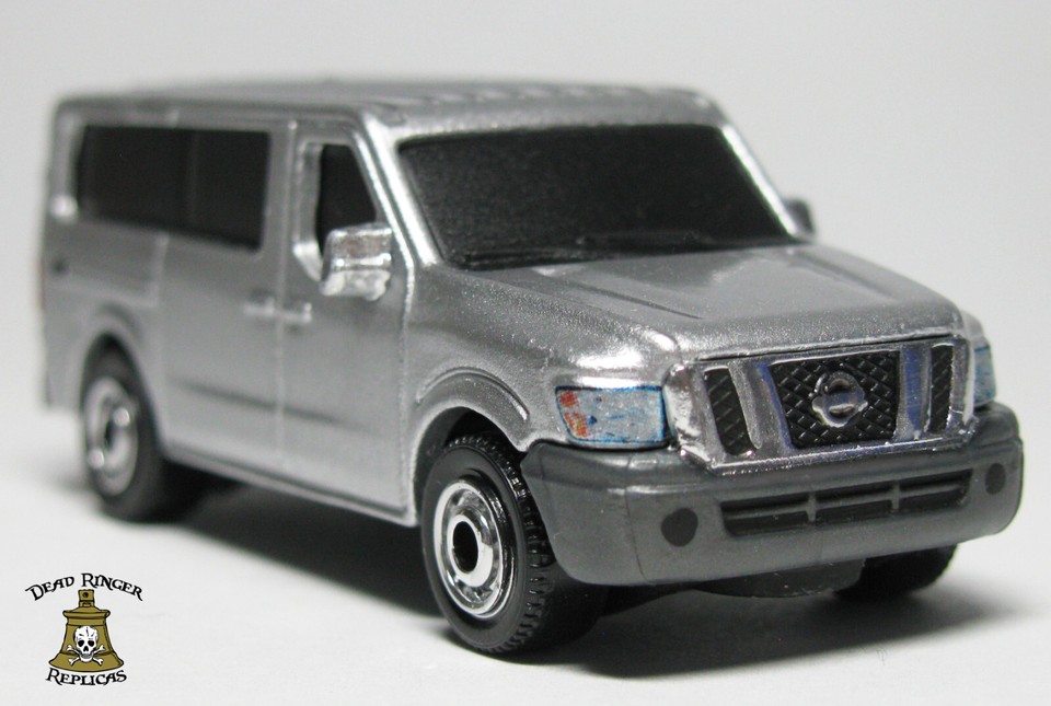 Matchbox Custom Nissan NV 3500 HD S Silver Passenger Van Carded | eBay