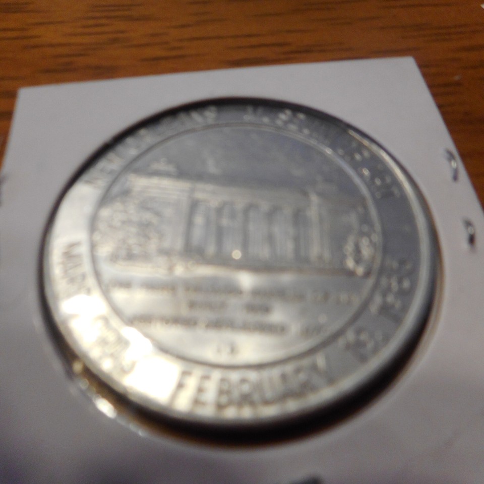 OLD LARGE TOKEN MUSEUM OF ART NEW ORLEANS 1985 KREWE OF CRESENT CITY | eBay