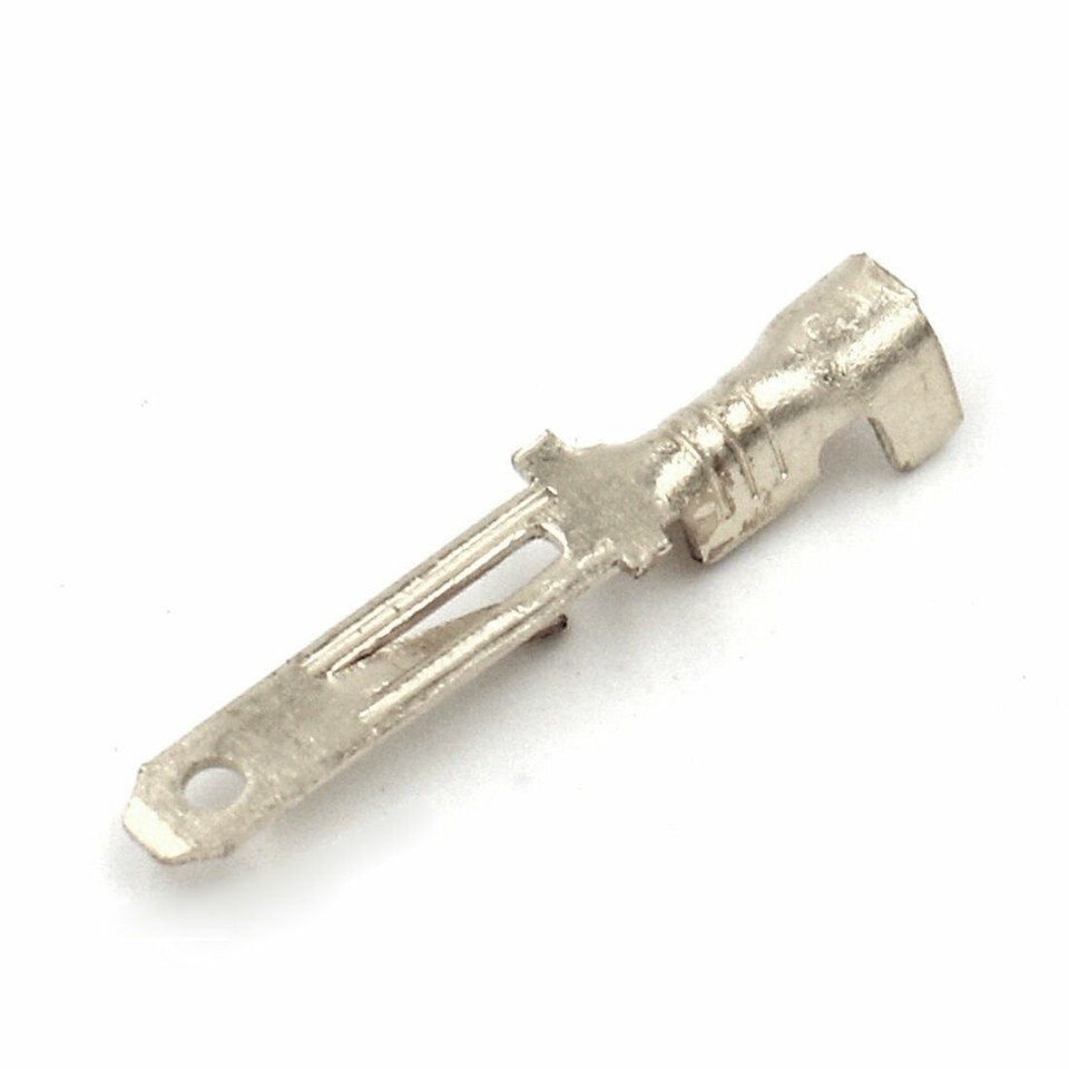 [20x] 2.8mm Male and Female Spade Connectors Nickel Crimp Terminals 22 ...
