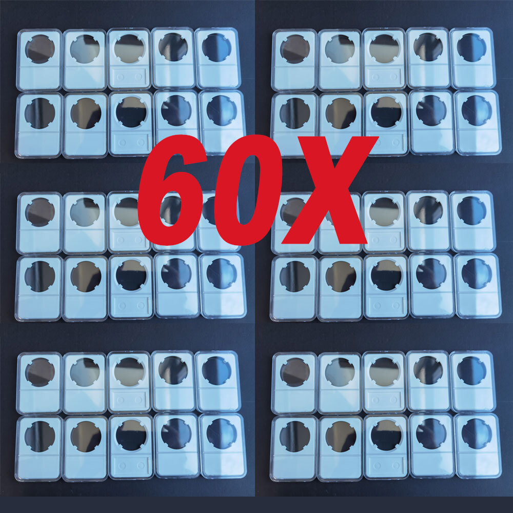 60X 40mm Coin Case Slabs Display Holder Storage For AMERICAN SILVER ...