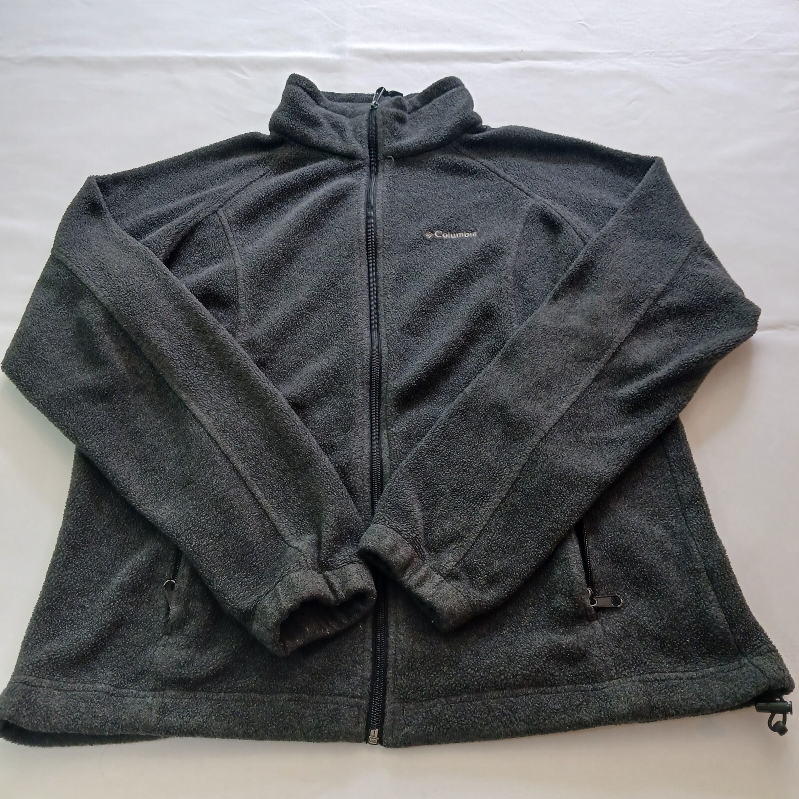 Columbia Sportswear Jacket Men's Large Full Zip Gray Fleece Lined RN ...