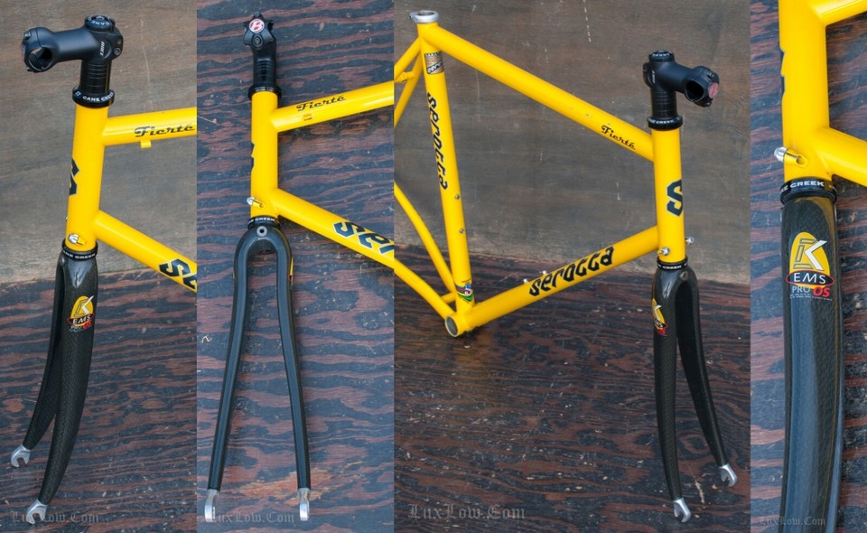 Vintage 58cm Serotta Fierte Steel Road Bike FRAME & Kestrel FORK ...