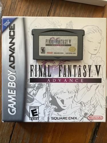 Final Fantasy V Complete CIB GBA Nintendo Game Boy Advance Authentic ...