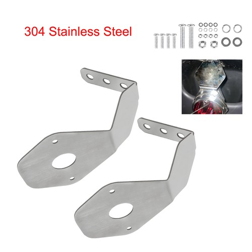 Pair Watermelon Light Frame Bracket Clamp 304 Stainless Steel-NOT ...