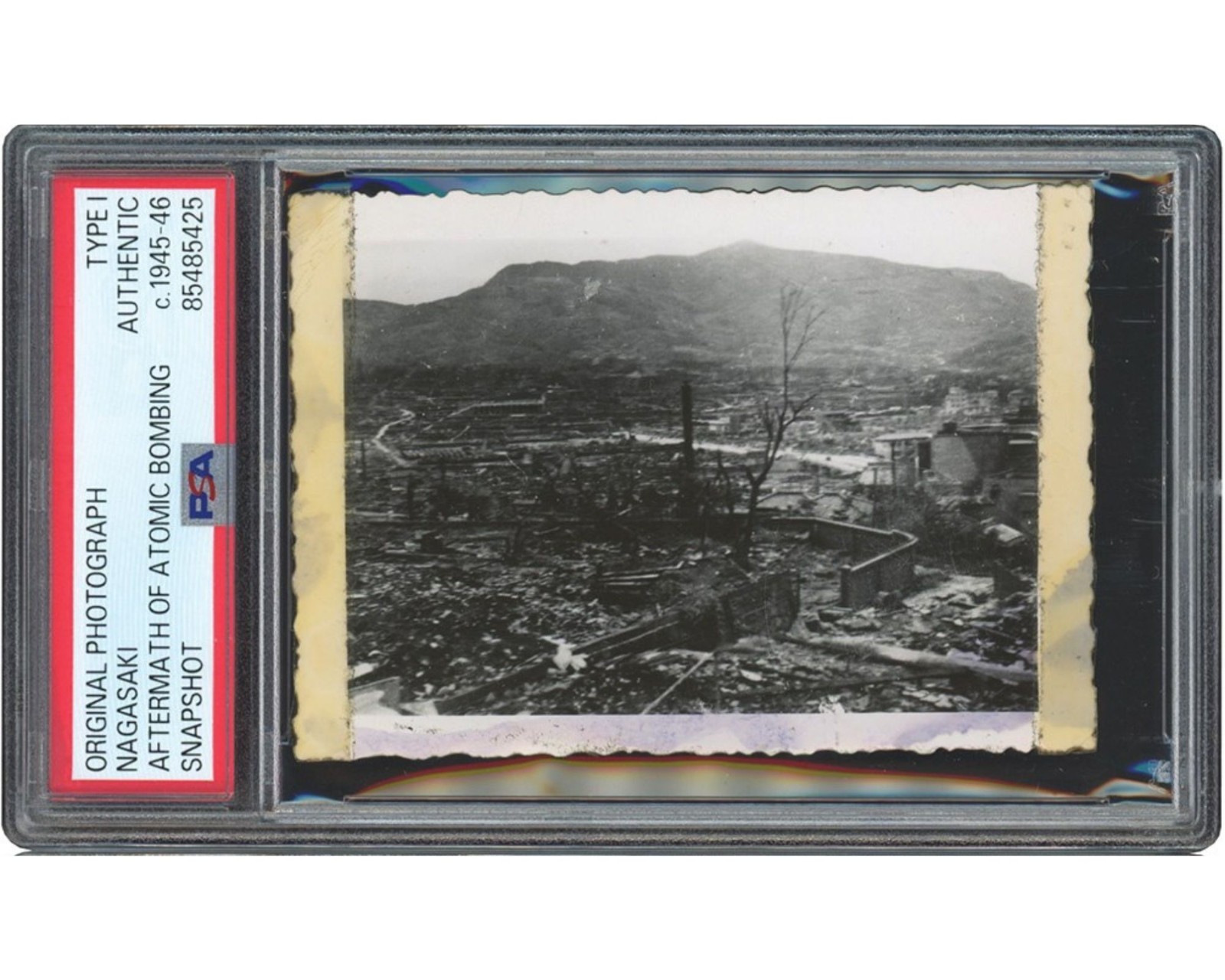 WWIII: Aftermath of The Atom Bomb Dropped at Nagasaki PSA Type 1 | eBay